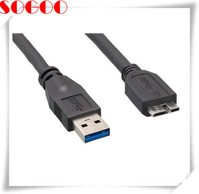 Micro USB Cable Assembly USB 3.0 A Male To Micro B Male 3' Cable OEM Service