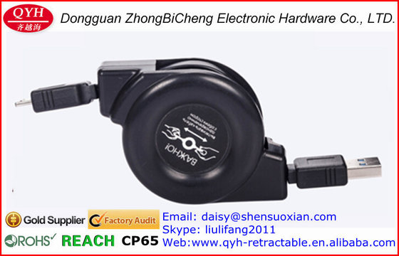2014 Newest Usb 3.0 Two Way Small Retractable Charging Cable