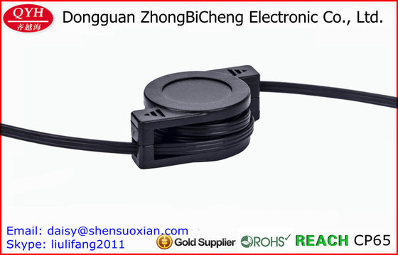 Standard 2.0 Usb Retractable 2-in-1 Charge Data Cable