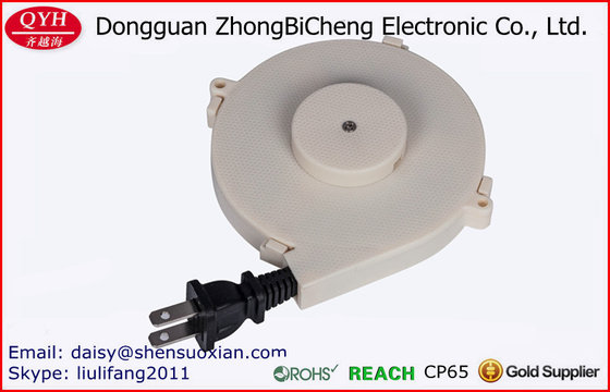 Retractable 2 Bare Wires Rice Cooker AC Power Cord