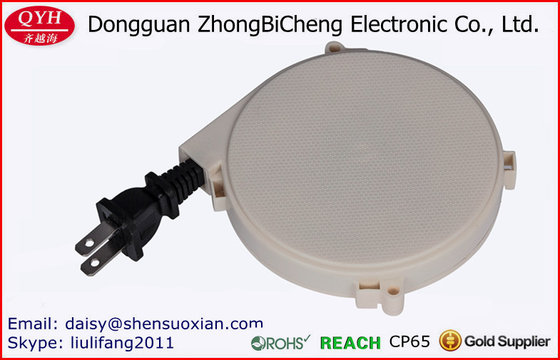 Retractable 2 Bare Wires Rice Cooker AC Power Cord