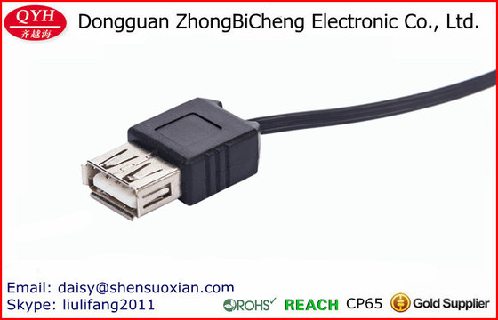80cm length retractable usb a male to female extension cable made in dongguan