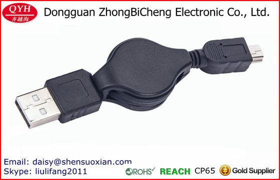 Custom Logo 80cm Retractable Usb Mini Charger Cable