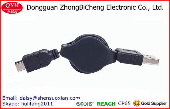 Custom Logo 80cm Retractable Usb Mini Charger Cable
