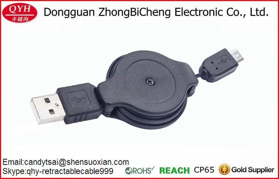 Christmas Gift 2014 Retractable 1.2m Micro Usb Cable Charger Cord
