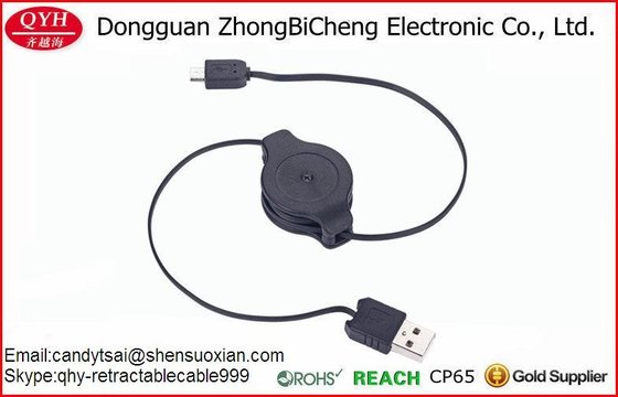 Smartphone Use 1.2M Retractable Flat Micro Usb Dta Cable