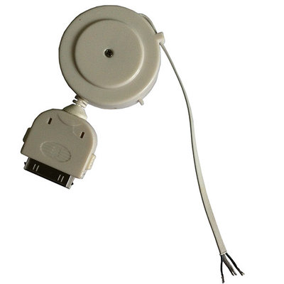 QYH Brand White colored Jumper flat one way retractable cable