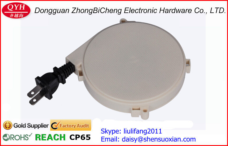 AC Power Cord Retract Type Euro Vacuum Cleaner Power Supply Cord