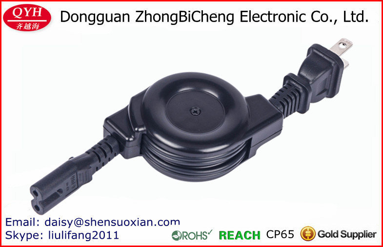 Factory Customized Retractable Power Cord Extension Reel AC 110 V To 220V