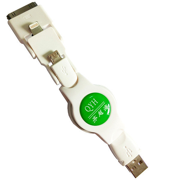 Micro USB syne data transfer retractable cable for mobile phone 6 Charging