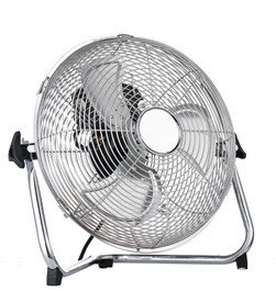 China 40cm High Velocity Retro Floor Fan 3 Metal Blade High Power Copper Motor supplier