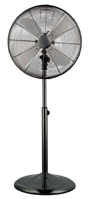 China 60W 18 Inch Metal Blade Oscillating Fan , Copper Finish Industrial Retro Floor Fan supplier