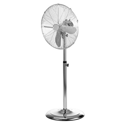 China Powerful 18 Inch Retro Floor Fan PSE 3 Speed Metal Round Base 1400mm supplier