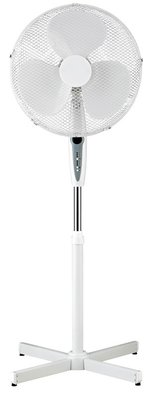China 40 Cm 3 Speed 55WDecorative Electric Stand Fan , Copper Motor Floor Standing Fan supplier