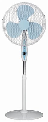 China Adjustable Height Oscillating Floor Fan , 55W 3 Speed 16" Vintage Pedestal Fan supplier