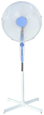 China 400mm 3 Speed Electric Pedestal Fans SAA Air Circulate With Timer Sturdy Cross Base supplier