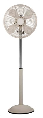 China Adjustable Height Retro Metal Pedestal Fan ETL 60W For America Japan Market supplier