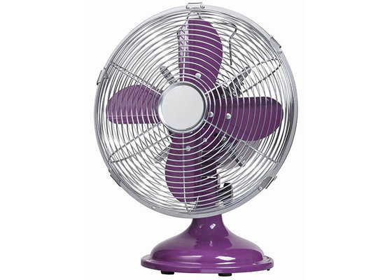 China Decorative 12" Metal Antique Electric Desk Fan 3 Speed Full Copper Motor supplier