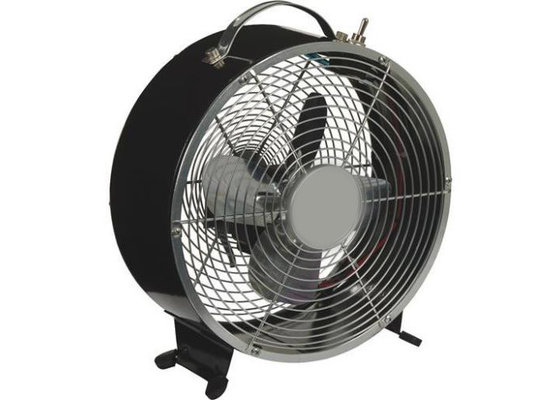 China Antique Retro Desk Fan Electric Metal Steel Floor Pedestal 2 Speed Adjustable supplier