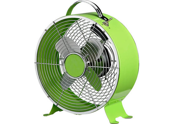China Modern 9 Inch High Velocity Vintage Electric Metal Fan For Home Or Office supplier