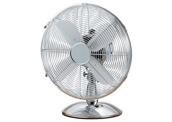 China Vintage Personal Retro Desk Fan Oil Rubbed Bronze / Electric Oscillating Fan supplier