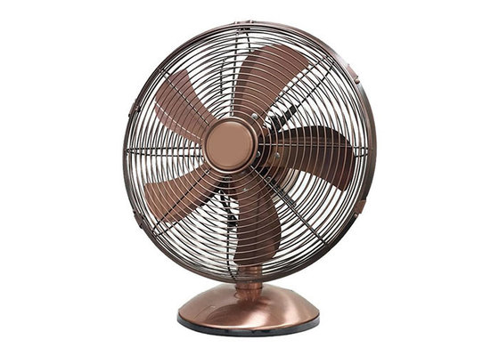 China Classic 16 Inch Retro Metal Fan 120 Degree Tilt 4 Aluminum Blades CE CB GS ETL supplier