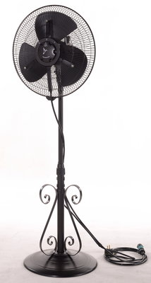 3 Speed 16 Inch Floor Standing Fan , Horizontal Oscillation Antique Floor Fans supplier