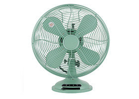 45W CB Retro Electric Oscillating Fan Portable Powerful For Room Air Cooling supplier