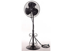 110V Oscillating Electric Stand Fan CE Copper Motor For Hydroponic supplier