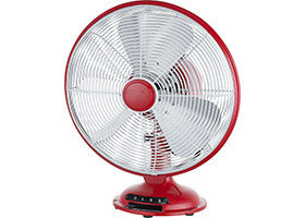 Copper 3 Speed 12 Inch Vintage Electric Fan CE CB 35W 4 Blade For Home supplier