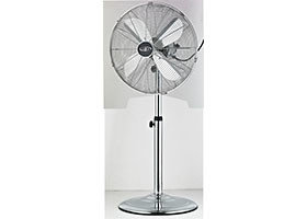 Metal 18 Inch Decorative Standing Fans , Adjustable Retro Oscillating Pedestal Fan supplier