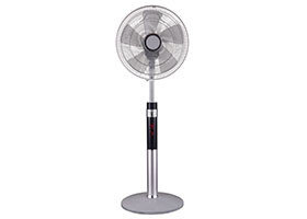 16 Inch Electric Figure 8 Oscillating Fan With Remote Control Indoor LED Panel supplier