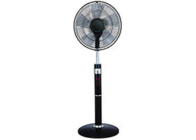 16 Inch Electric Figure 8 Oscillating Fan With Remote Control Indoor LED Panel supplier