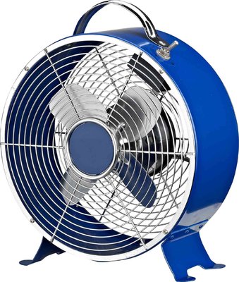 9 Inch Powerful Retro Metal Fan 2 Speed 3 Blade BSCI Copper Motor supplier