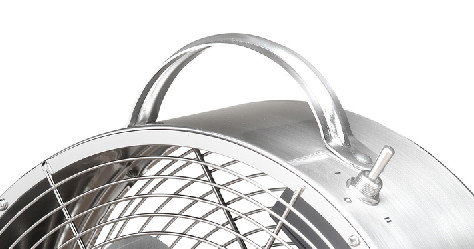 1.6meters 2 Speed Retro Metal Fan , Round 30W Retro Stainless Steel Fan supplier