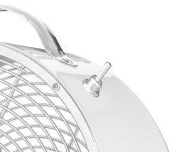 White SAA Retro Electric Fan 20cm 2 Speed 4 Aluminium Blade For Australia Market supplier