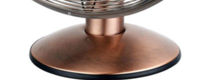 35W Copper 9 Inch Vintage Electric Fan , 50Hz 2 Speed Retro Desk Fan supplier