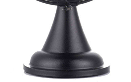 Black Decorative Antique Electric Fans 30cm 3 Speed All Metal 4 Blade supplier