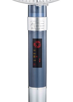 Vintage Figure 8 Standing Oscillating Fan with Remote LED Display supplier