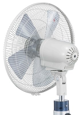 Vintage Figure 8 Standing Oscillating Fan with Remote LED Display supplier