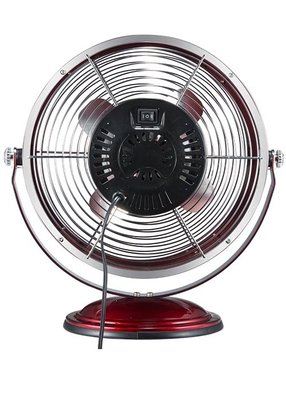 Decorative Retro Metal Blades Cool Desk Fan 2 Speed SAA ETL BSCI supplier
