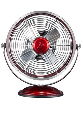 Decorative Retro Metal Blades Cool Desk Fan 2 Speed SAA ETL BSCI supplier