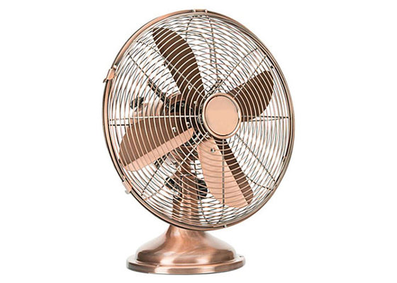 Metal Retro 12 Inch Table Cooler Fan 3 Speed 4 Blade SAA CE ETL supplier