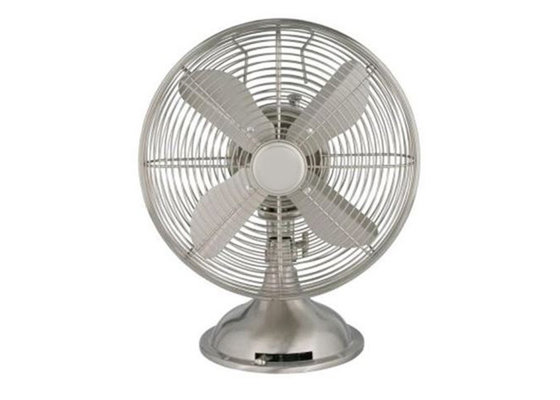 12 Inch 3 Speed Oscillating Retro Table Fan Air Circulator Brushed Copper supplier