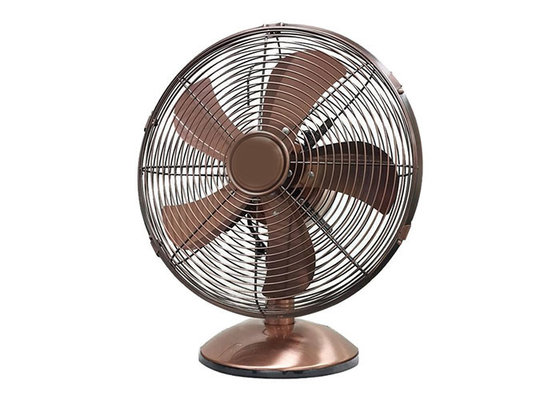 3 Aluminium Blade House Retro Oscillating Fan 90 Degree 3 Speed supplier