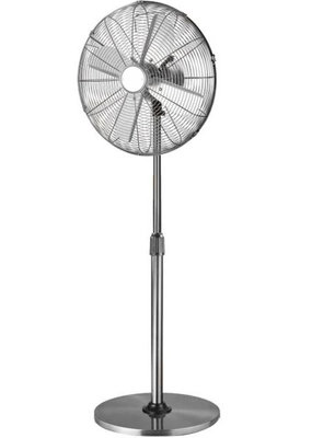 16 inch Oscillating Retro Floor Standing Fan 3 Speed Adjustable Height Indoor supplier