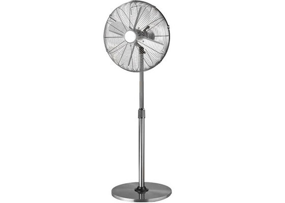 Small Retro Standing Fan Adjustable 3 Speed Oscillating 16 Inch Brushed Copper supplier