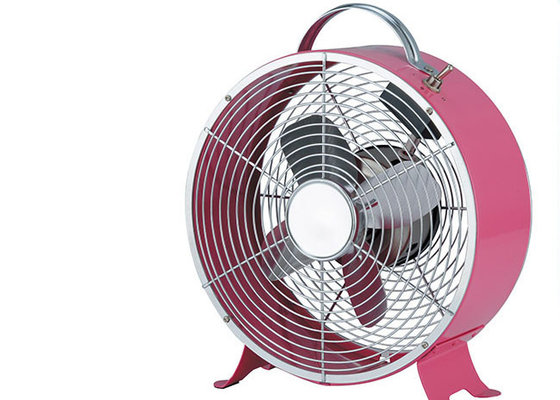 Lightweight Yellow / Green Retro Electric Fan With Copper Motor Double Speed supplier