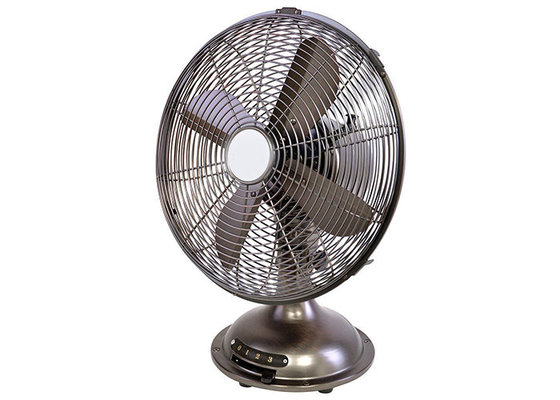 Home Appliances 12 Inch Metal Table Fan Strong Power 90 Degree Oscillating supplier