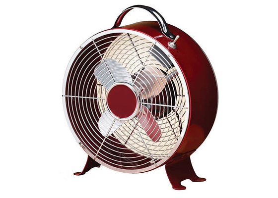 Air Cooling 9 Inch Metal Round Retro Table Fan With 2 Speed Rocker Switch supplier